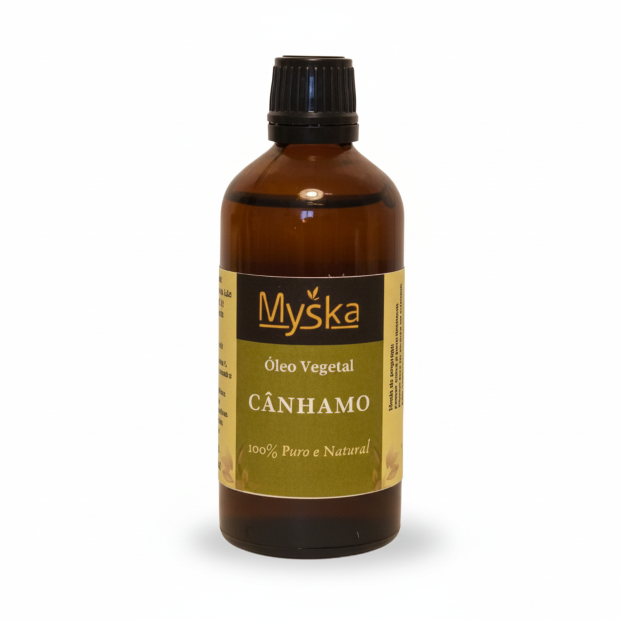 Óleo Vegetal de Cânhamo Myska | Natural e Puro | Regenerador e Hidratante